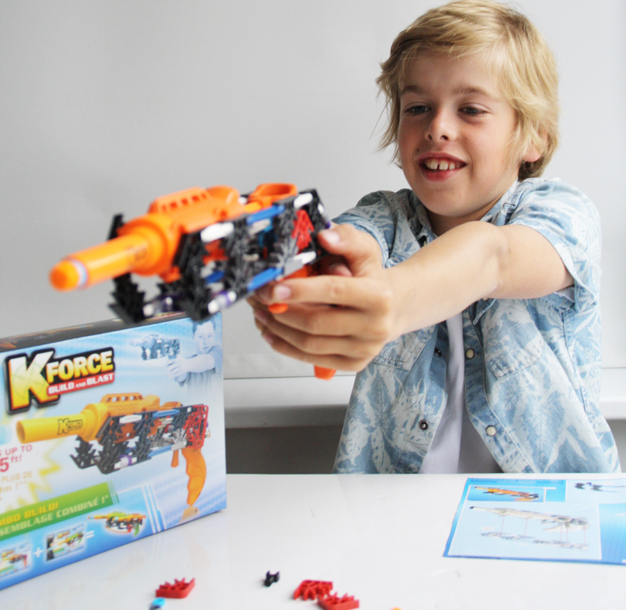 Bouw je eigen blaster met Knex K-Force - BOYSLABEL