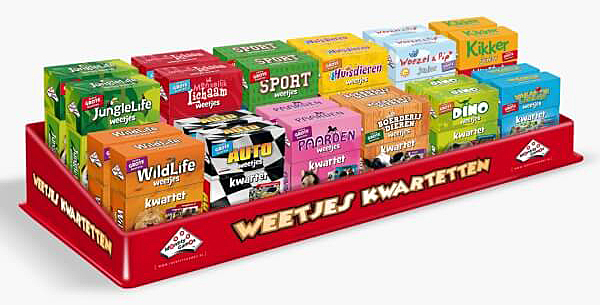 Weetjes Kwartet; speel, onthoud, verzamel en win! - BOYSLABEL