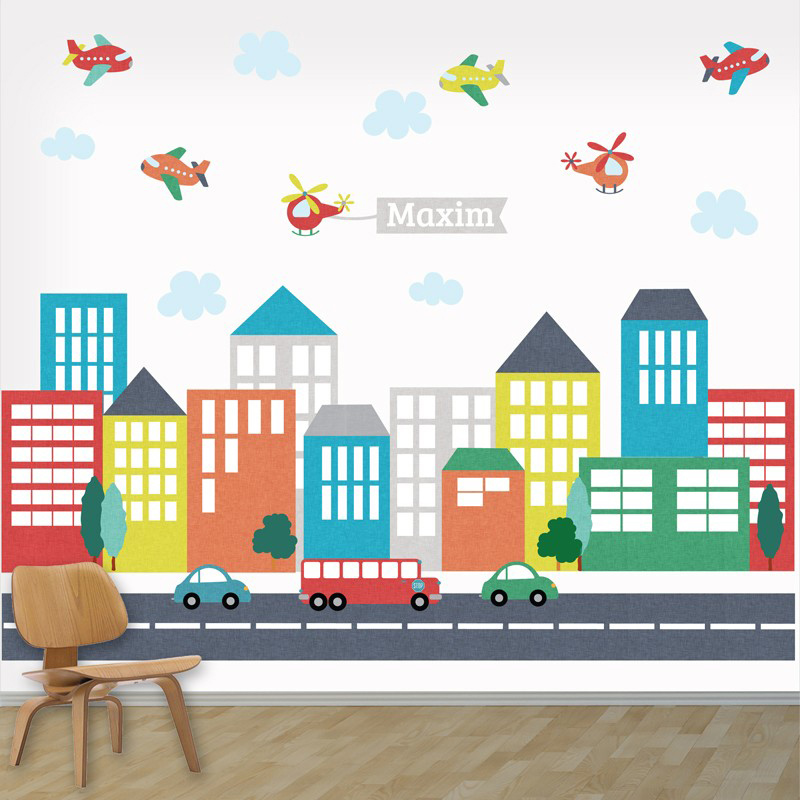 Mooie muursticker voor jongenskamer | BOYSLABEL