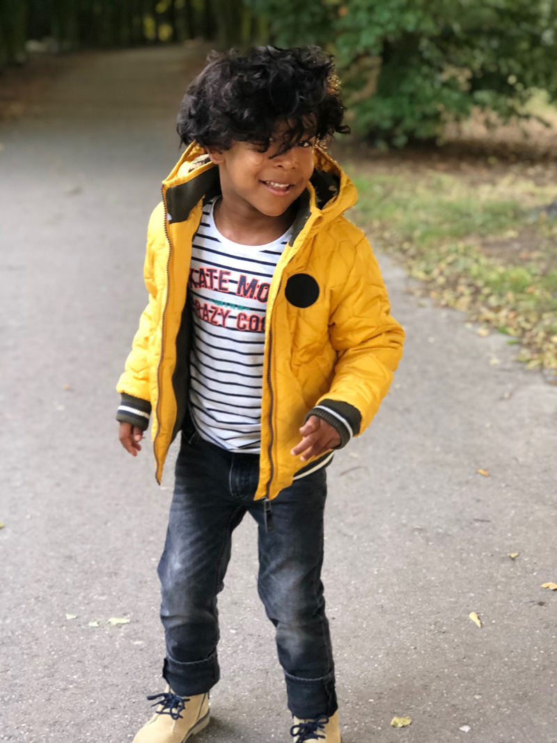 Stoere gele jas met fijne COMBIDEAL - BOYSLABEL